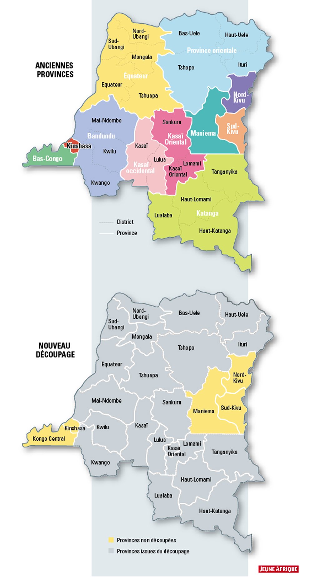 Découpage en RDC : ce qui va changer la vie des Congolais – Jeune Afrique